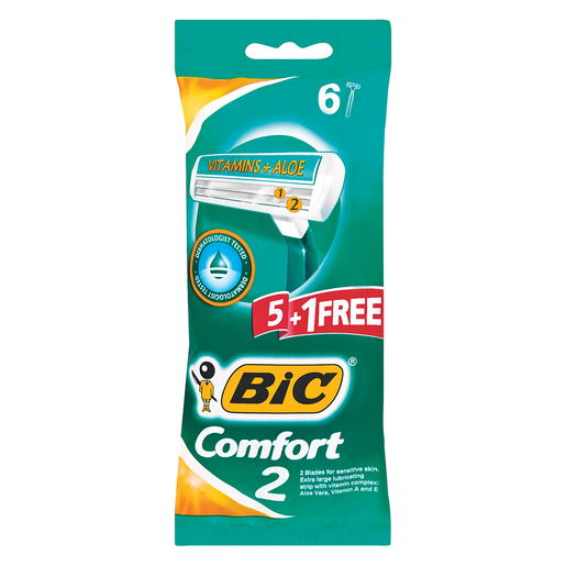 Bic Comfort Twin Shavers 5+1 6ea | PnP
