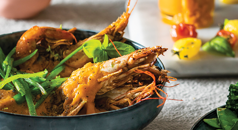 Seared Prawns with Smoky Tomato Sauce | Recipes | PnP