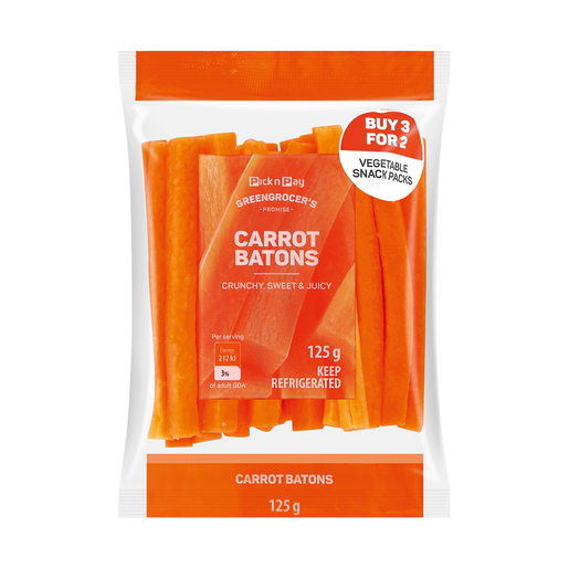 PnP Carrot Baton 125g x 6 | PnP