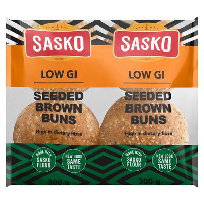 Sasko Low GI Seeded Buns 4 Pack | PnP