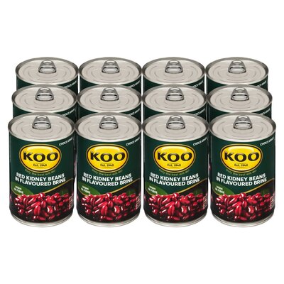 Koo Red Kidney Beans 410g x 12 | PnP