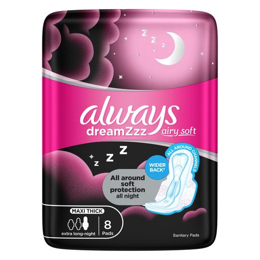 Always Dreamzzz Airy Soft Maxi Thick Pads 8 Pack | Smart Price Specials ...