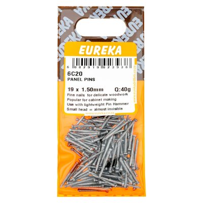 Eureka Panel Pins 19x1.50mm 40g | PnP