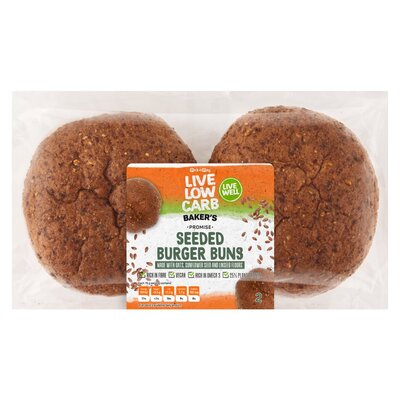 PnP Live Low Carb Seeded Burger Buns 2 Pack | PnP