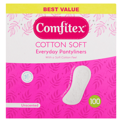 Comfitex Unscented Ultra Soft Cotton Pads 10 Pack | PnP