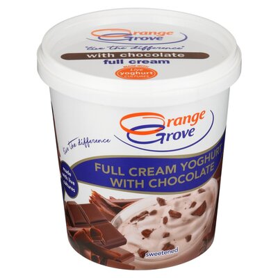 Orange Grove Full Cream Chocolate Yoghurt 1L | PnP