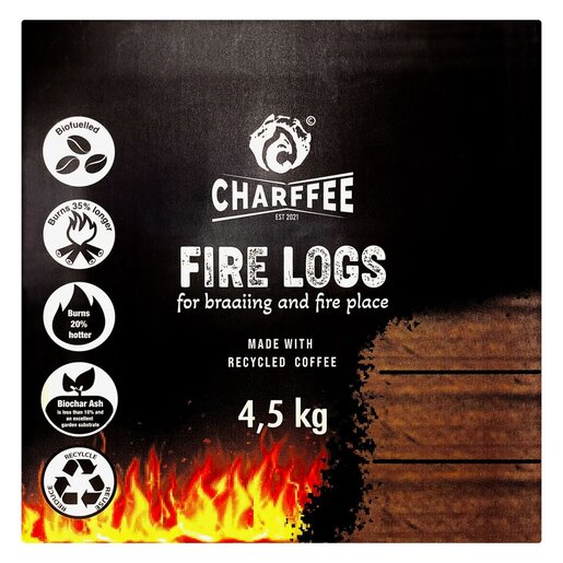 Charfee Fire Logs 4.5kg x 112 | PnP