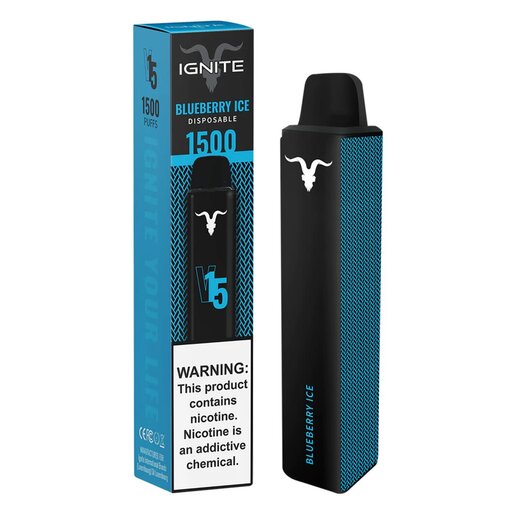 Ignite Disposable Vape Pen 1500 Puff Blueberry Ice | PnP