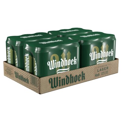 Windhoek Premium Draught Beer Cans 6 x 500ml | PnP