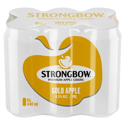 Strongbow Gold Apple Can 6 x 440ml | PnP