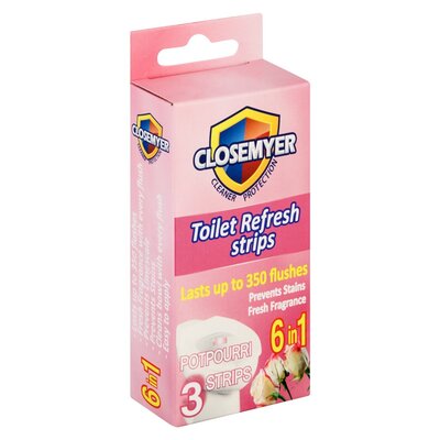 Closemyer Potpourri Toilet Refresh Strips 3 Pack | PnP