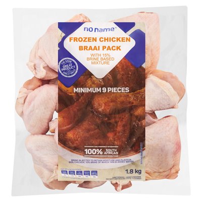 No Name IQF Frozen Chicken Braaipack 3.5kg | PnP
