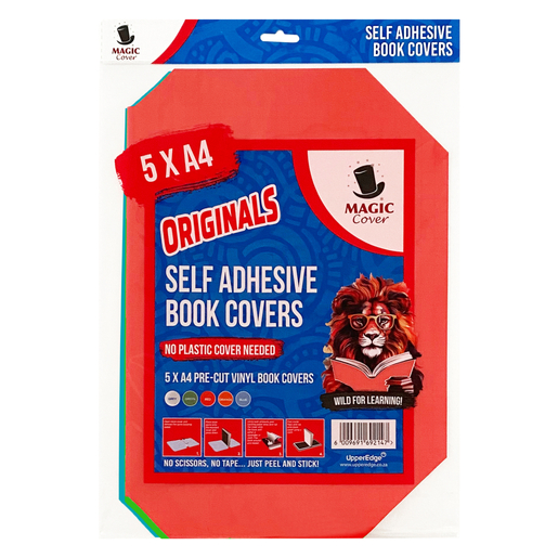 Magic A4 Original Self Adhesive Book Cover 5 Pack | PnP