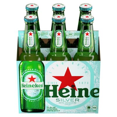 Heineken Silver Beer NRB 6 x 330ml | PnP