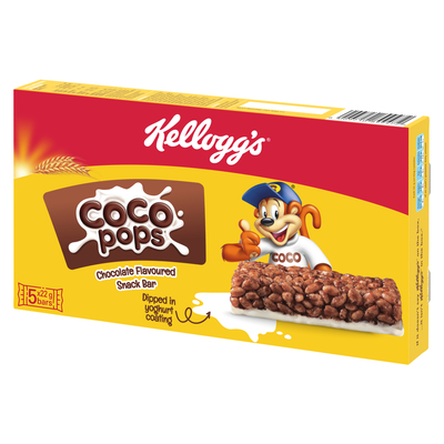 Kellogg's Coco Pops Chocolate Flavoured Snack Bar 5 Pack | PnP
