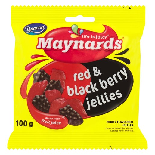 Maynards Red & Black Berry Jelly Babies 100g | PnP