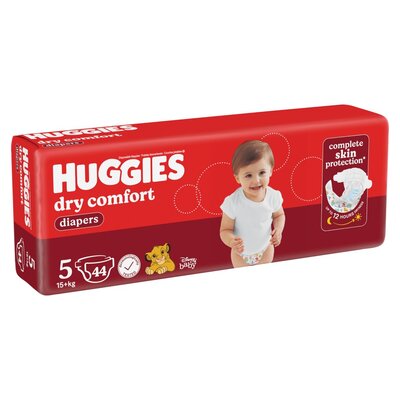Huggies Dry Comfort Size 5 (15kg+) Value Pack - 44 Nappies | Smart ...