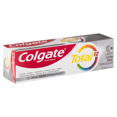Colgate Total 12 Clean Mint Antigerm Multibenefit Toothpaste 75ml | PnP