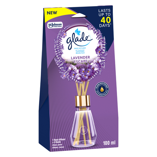 Glade Lavender Escape Air Freshener Reed Diffuser 100ml | PnP