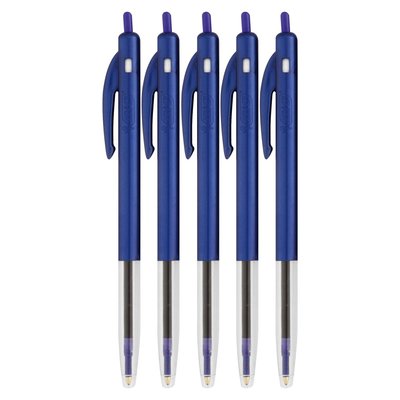 BIC Blue Clic Medium Pen 3 + 2 Free | PnP