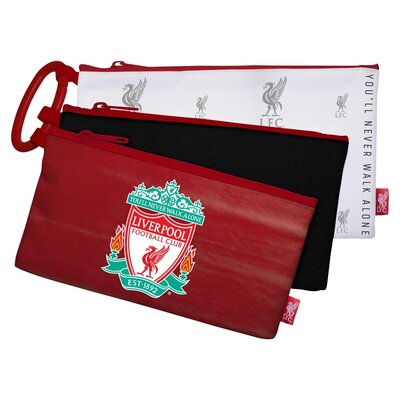 Liverpool Football Club 3 Comp Pencil Case 23cm | PnP