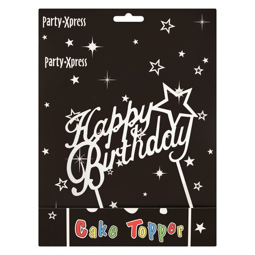 Party Xpress Silver Cake Topper | Smart Price Specials | PnP Home