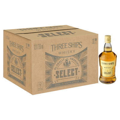 Three Ships Premium Select Whisky 750ml x 12 | PnP