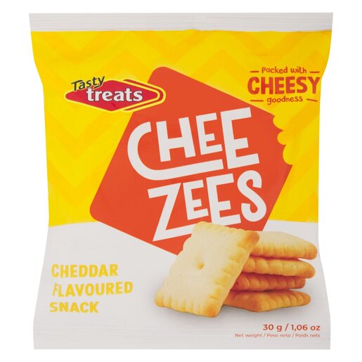 Tasty Treats Chee Zees Cheddar Snack 30g | PnP