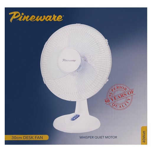 PINEWARE 30cm Desk Fan | Smart Price Specials | PnP Home