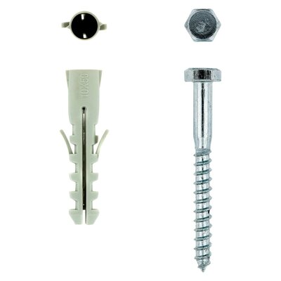 Eureka Coach Screw & Plug 8 x 75mm P10 5 Pack | PnP