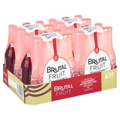 Brutal Fruit Strawberry Rouge Can 6 x 500ml | PnP