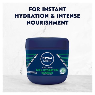 Nivea For Men Maximum Hydrating Body Cream 400ml | PnP