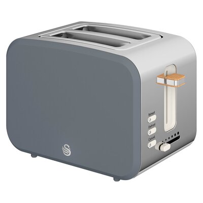 AIM 2 Slice Stainless Steel Toaster | PnP