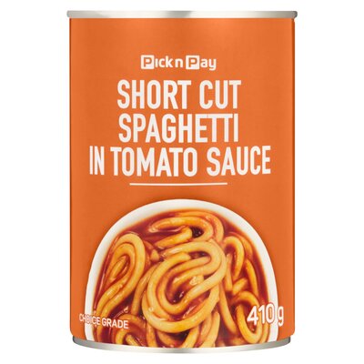 PnP Short Cut Spaghetti in Tomato Sauce 400g | Smart Price Specials ...