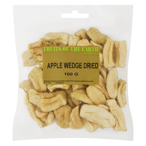Fruits Of The Earth Dried Apple Wedges 100g | PnP