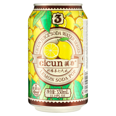 Cicun Lemon Soda Pop 330ml | PnP