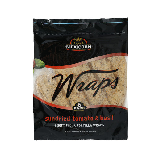 Mexicorn Sundried Tomato & Basil Wraps 6s x 16 | PnP