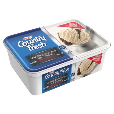 Country Fresh Vanilla Ice Cream With Chocolate Syrup 1.8L | PnP