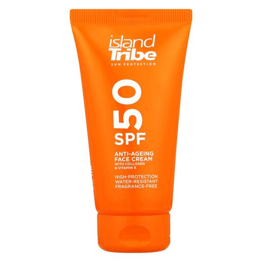 Island Tribe SPF50 Sun Protection Face Cream 50ml Anti Age | PnP