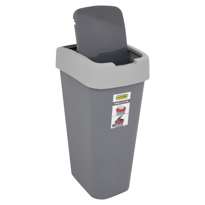 Addis 50L Swing & Lift Bin Dark Grey | PnP