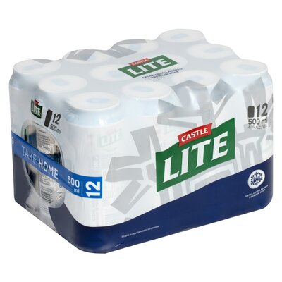 Castle Lite Beer Can 12 x 500ml | PnP