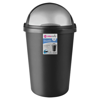 Miss Molly Black & Silver Lift Bin 50L | Smart Price Specials | PnP Home