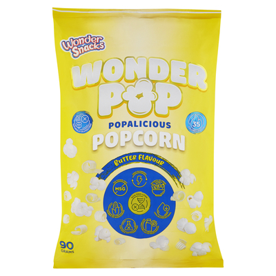 Wonder Pop Simply Salt Flavour Popalicious Popcorn 90g | PnP