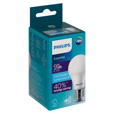 Philips Essential 9W E27 6500K LED Light Bulb | Smart Price Specials ...