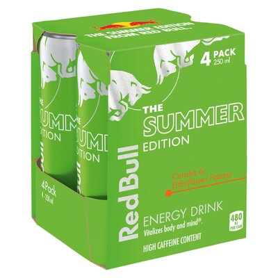 Red Bull Summer Curuba Elderflower 4 x 250ml | PnP