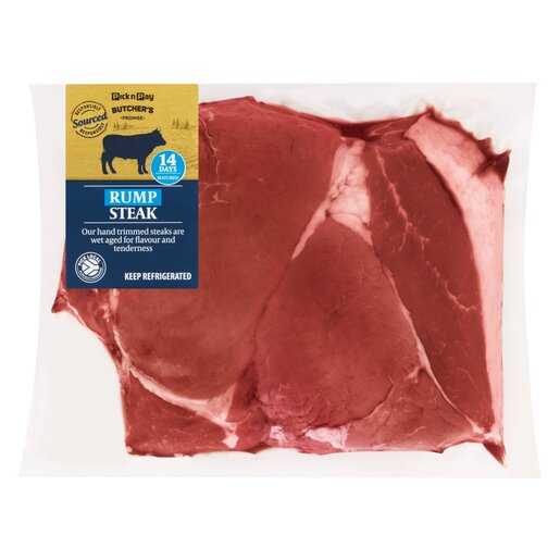 PnP Bulk Thick Cut Matured Vacuum Packed Rump Steak | PnP