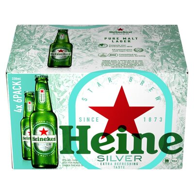 Heineken Silver Beer NRB 24 x 330ml | PnP