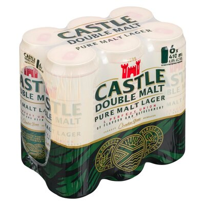 Castle Double Malt Beer 6 x 410ml | PnP