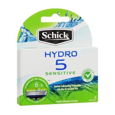 Schick Hydro 5 Sensitive Blade Cartridge Refills 4 Pack | PnP