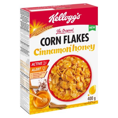 Kellogg's Corn Flakes Cinnamon Honey Cereal 400g | Smart Price Specials ...
